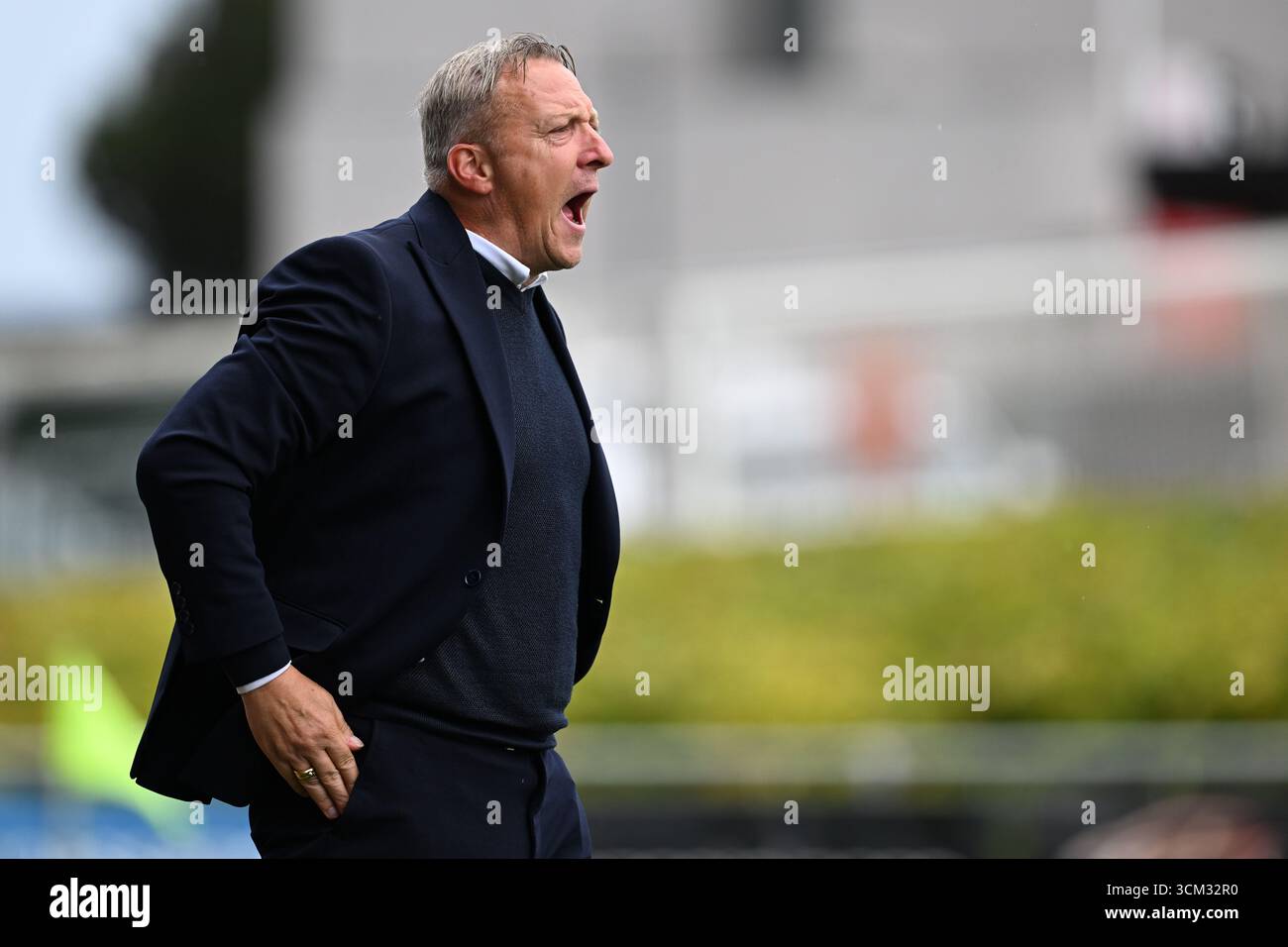 head coach Sjaak Polak of Brugge pictured during a female soccer game ...