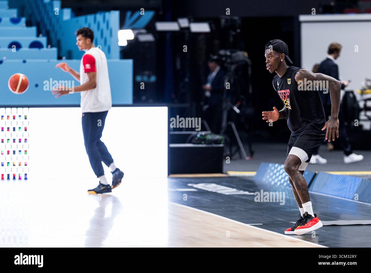 Dennis Schr?der (Deutschland, 17) FIBA EuroBasket 2025: Deutschland Abschlusstraining; Riga ...