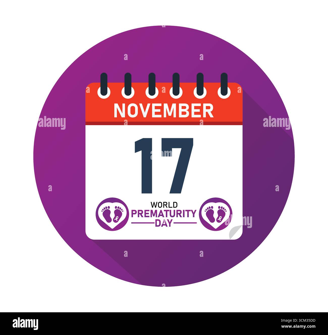 World Prematurity Day November 17 Calendar Graphic Design. banner for ...