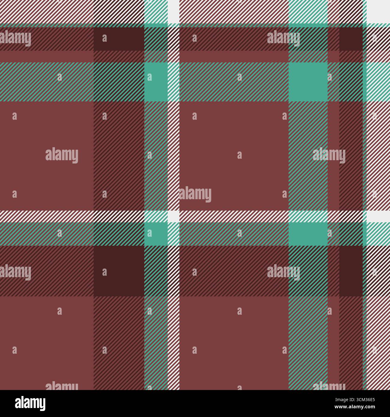 Classic plaid pattern with warm, earthy tones and cool accent color ...