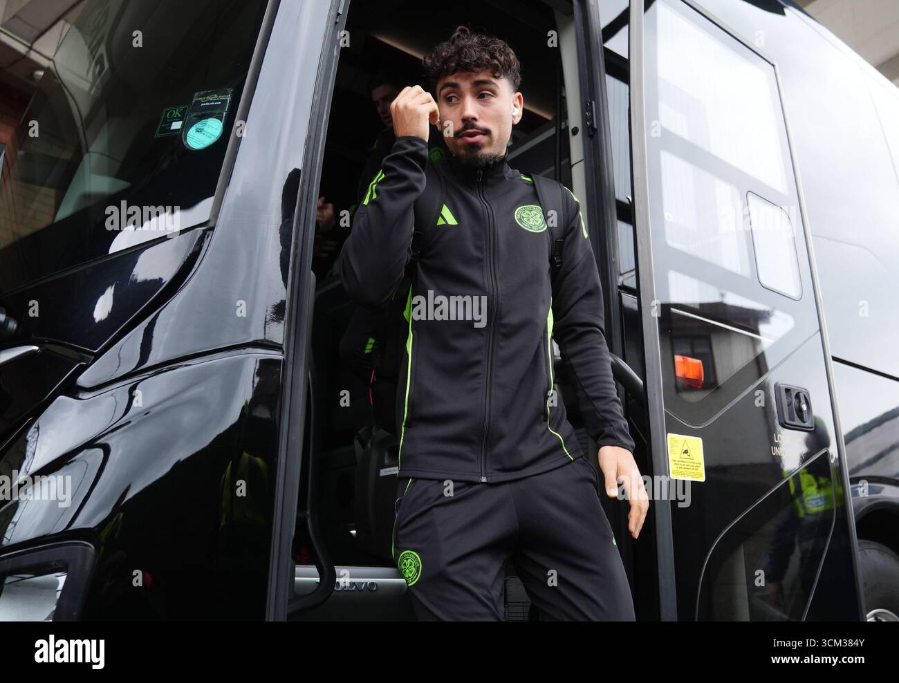 Celtic's Sebastian Tounekti arrives at the ground ahead of the William ...