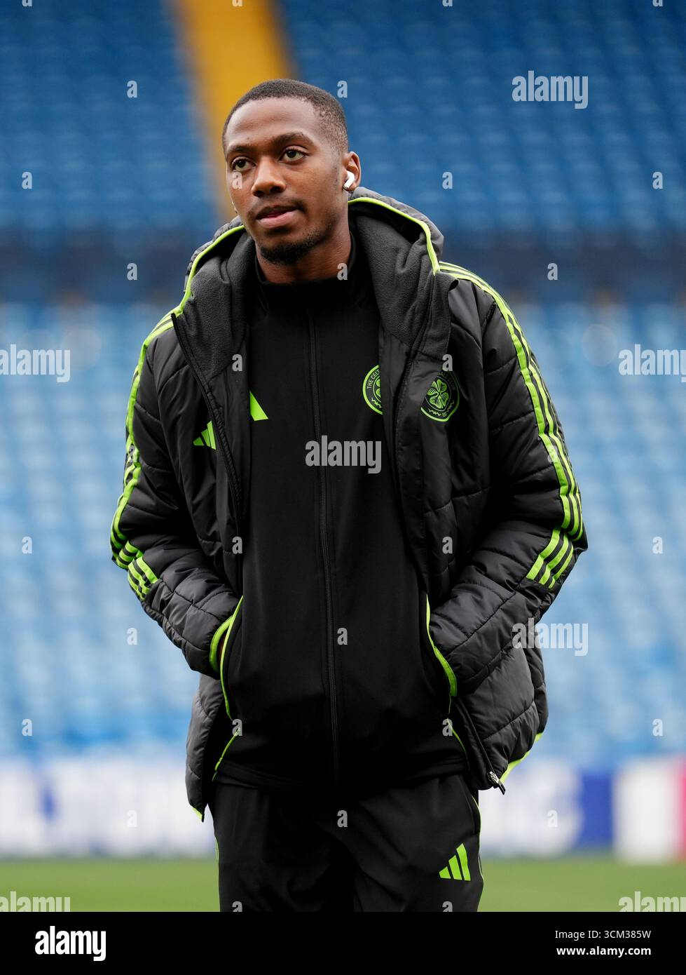 Celtic's Michel-Ange Balikwisha arrives at the ground ahead of the ...