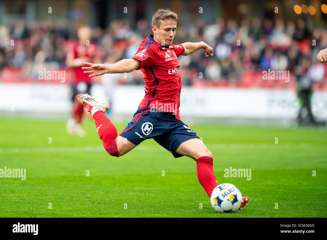 VÄXJÖ, SVERIGE 20250914Östers Anssi Suhonen under söndagens fotbollsmatch i allsvenskan mellan ...