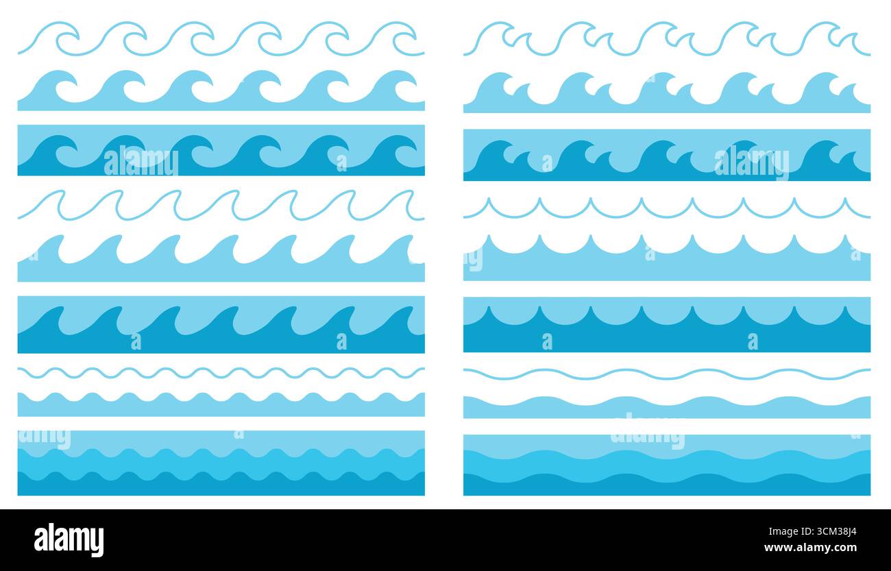 Water current line drawing Stock Vector Images - Alamy