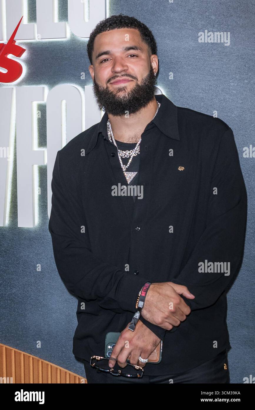 LAS VEGAS, NEVADA - SEPTEMBER 13: Fred VanVleet at Netflix's Canelo vs ...
