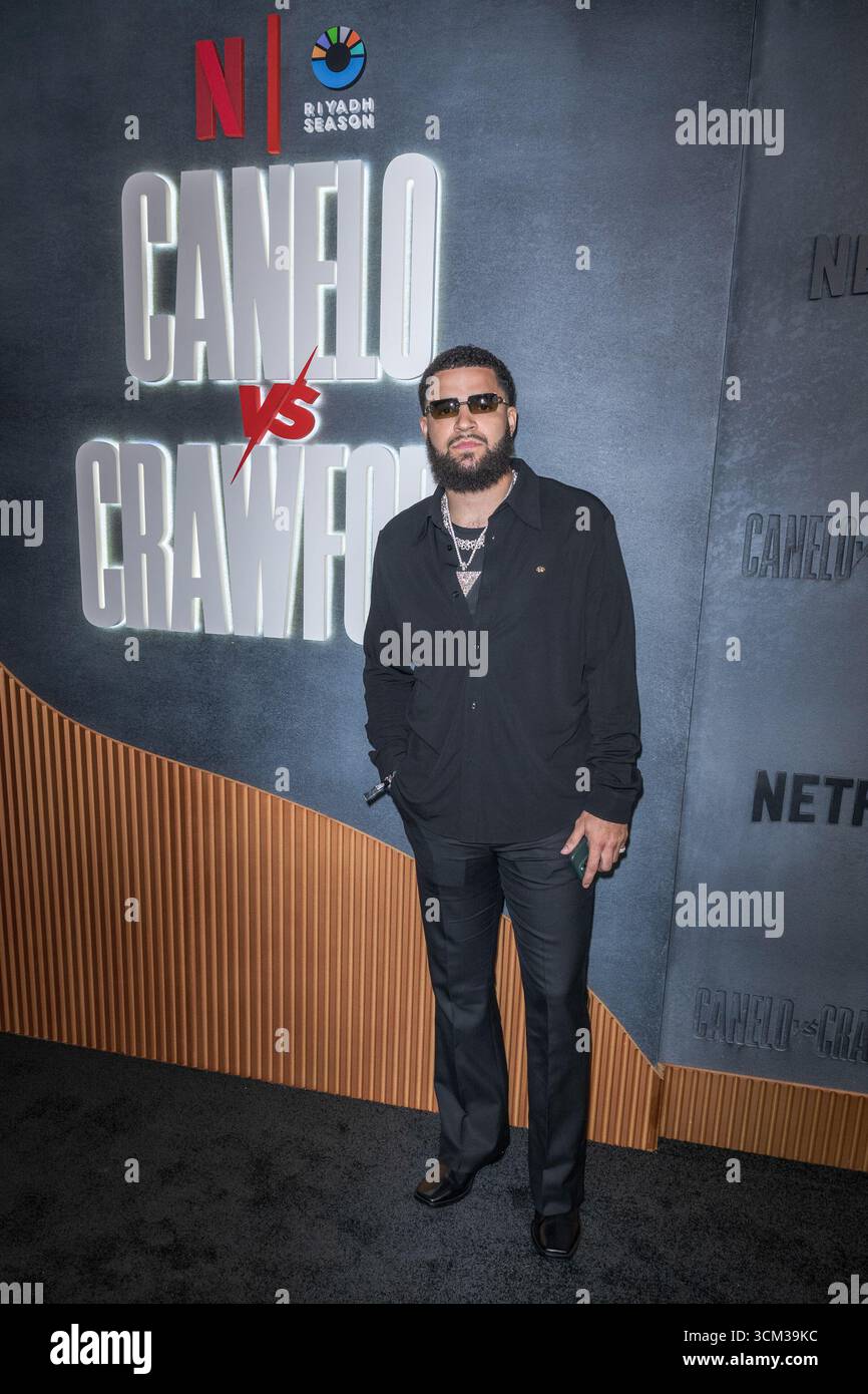 LAS VEGAS, NEVADA - SEPTEMBER 13: Fred VanVleet at Netflix's Canelo vs ...