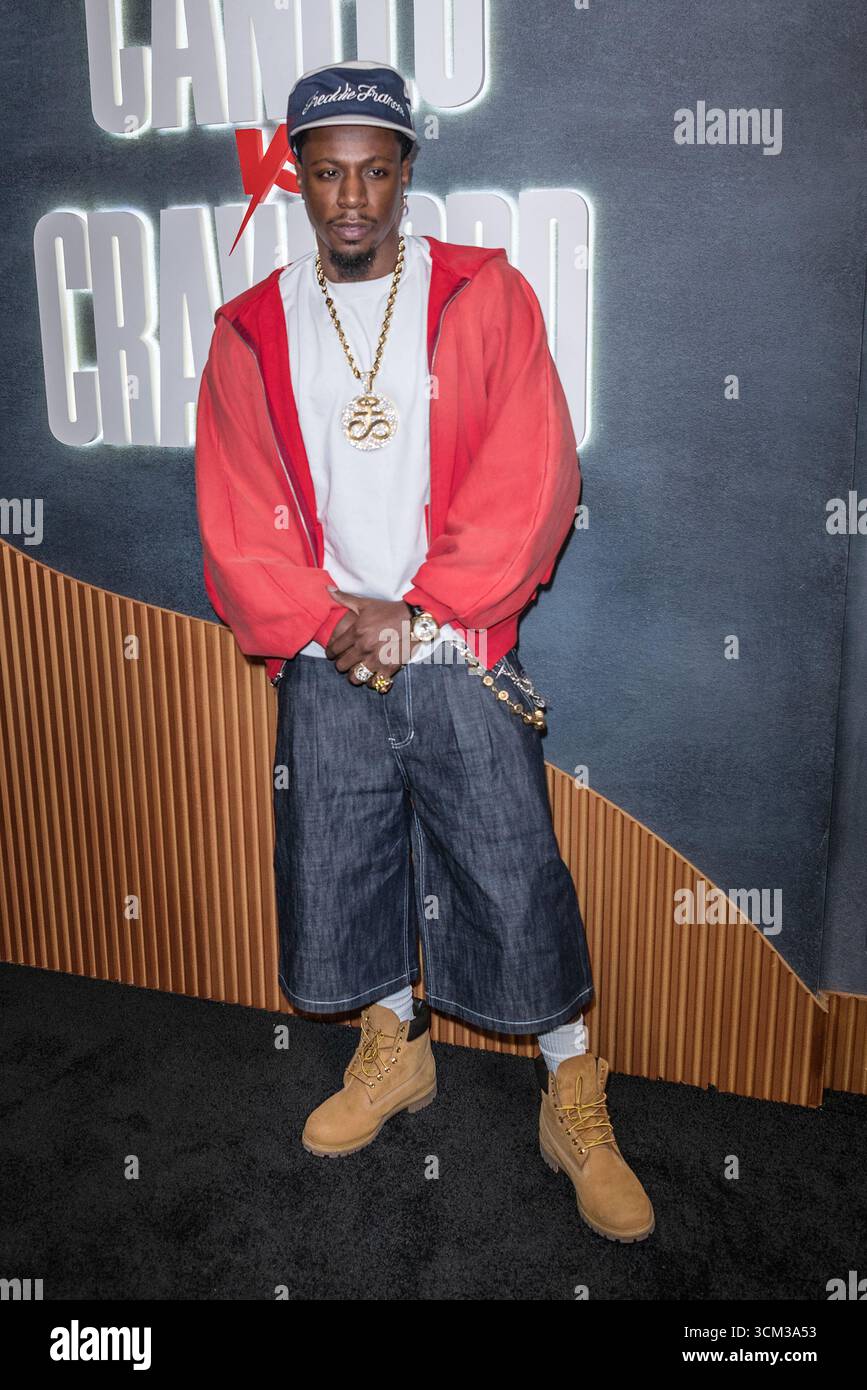 Las Vegas, Nevada, USA. 13th Sep, 2025. Joey Badass at Netflix's Canelo ...