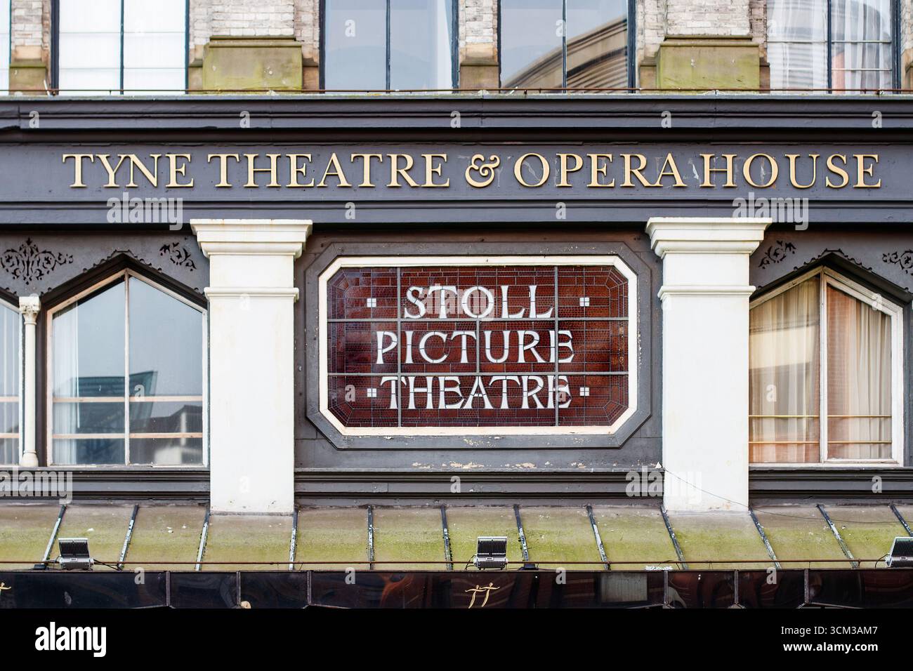 Facade of Victorian theatre Tyne Theatre and Opera House with vintage ...