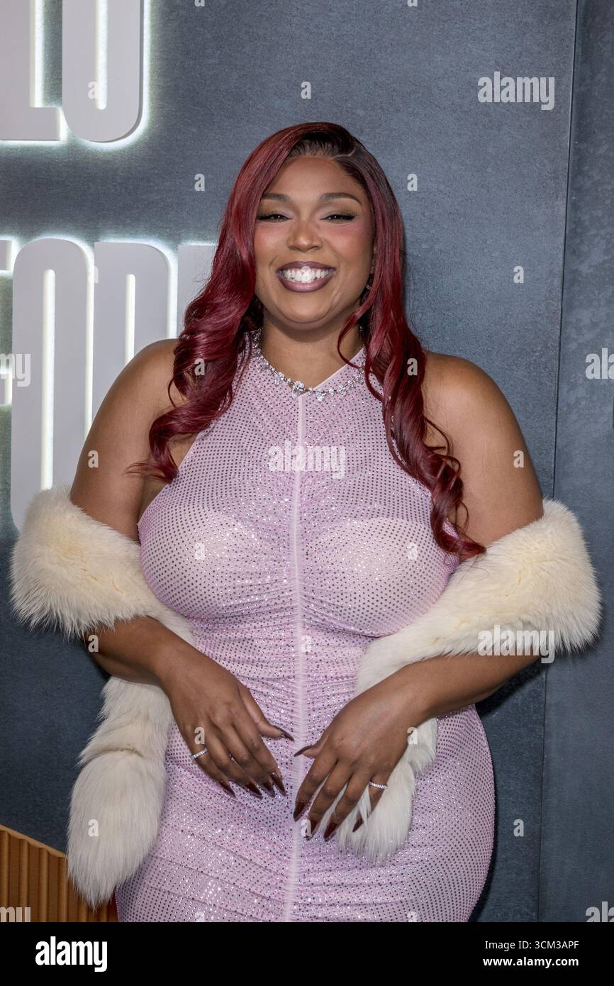 Las Vegas, Nevada, USA. 13th Sep, 2025. Lizzo at Netflix's Canelo vs ...