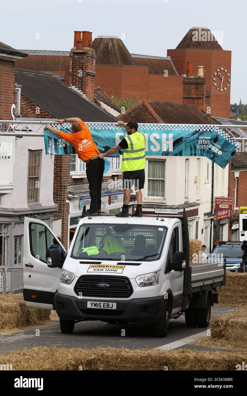 Colchester, UK. 14th Sep, 2025. Colchester's second soapbox rally and ...