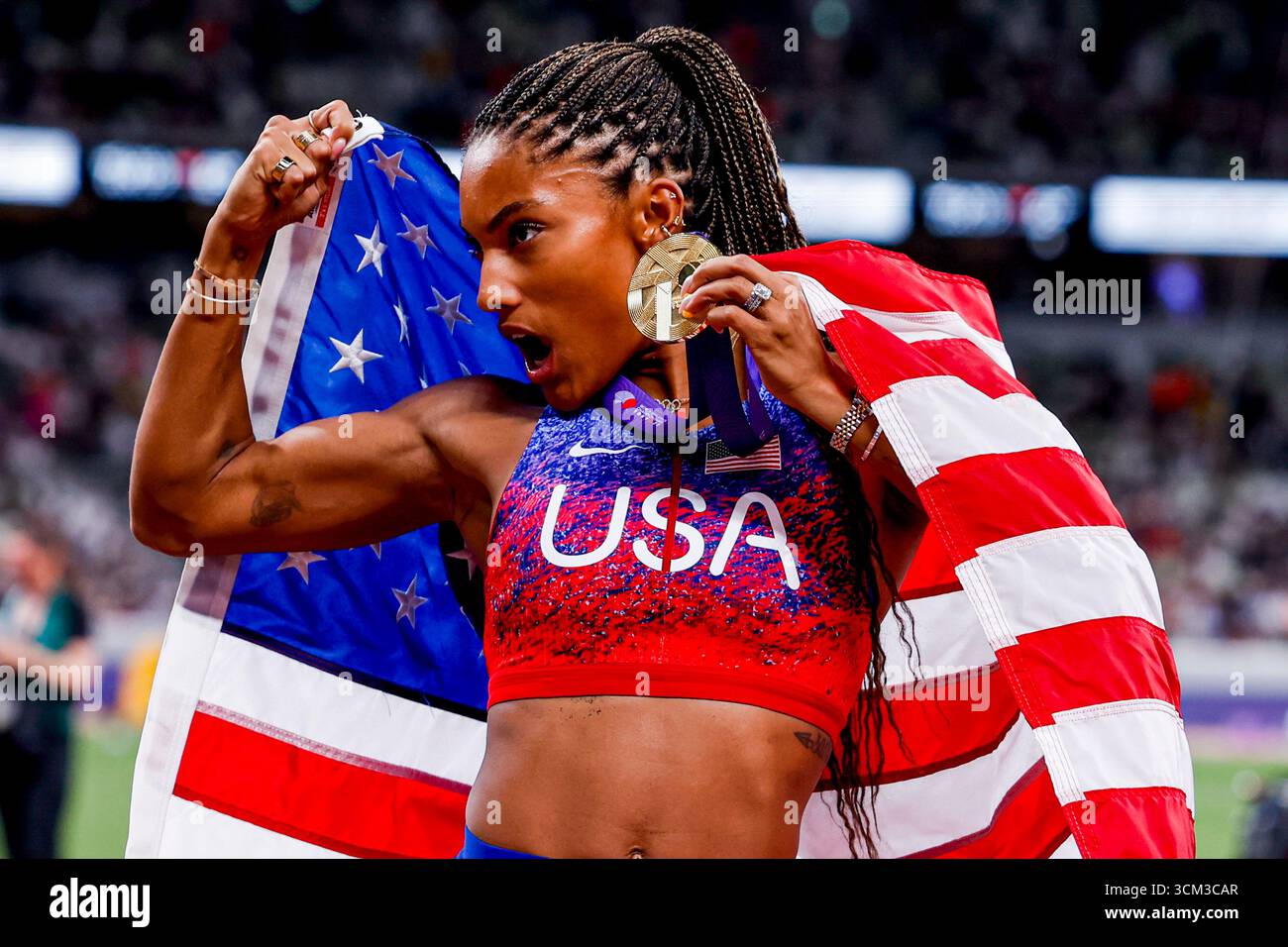 Tara davis woodhall celebrating 2025 hi-res stock photography and ...