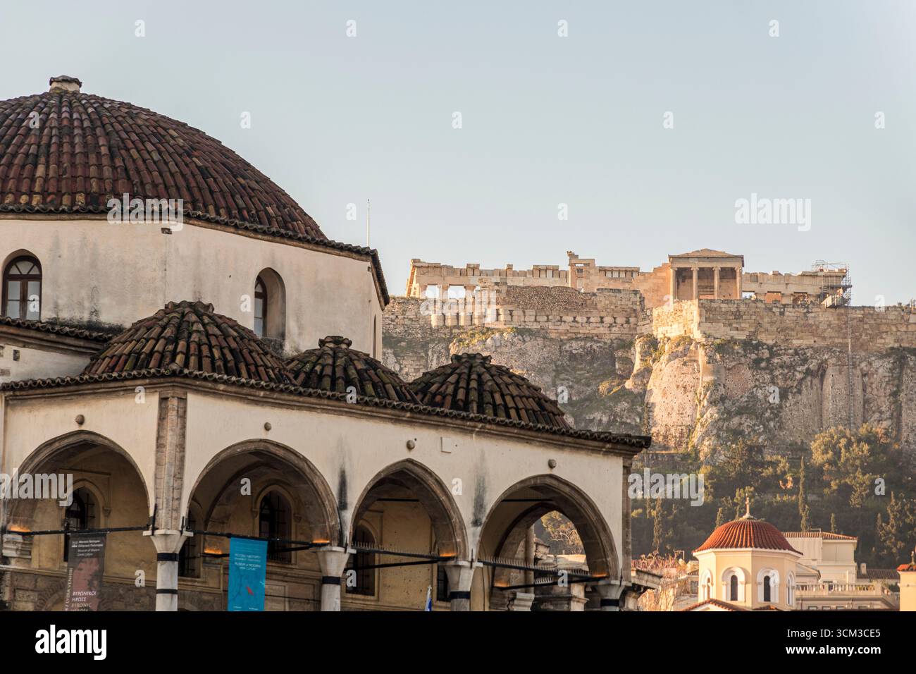 Athens, Greece. Tzistarakis Mosque, built in 1759 under Ottoman rule ...