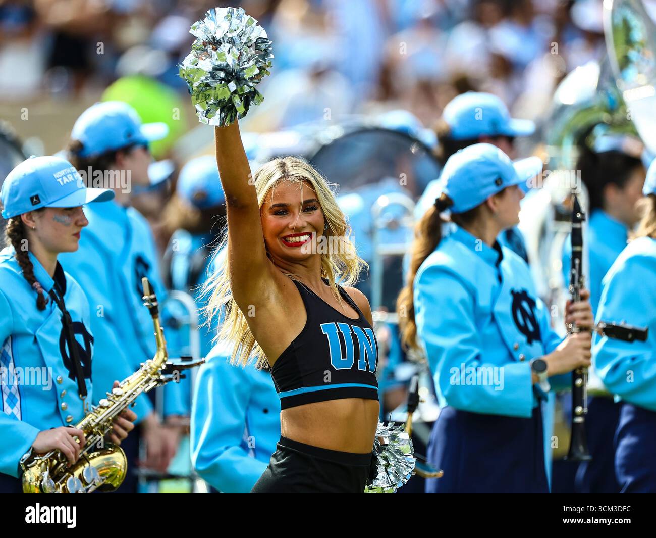 September 13, 2025: The Carolina Girls dance team. NCAA football game ...