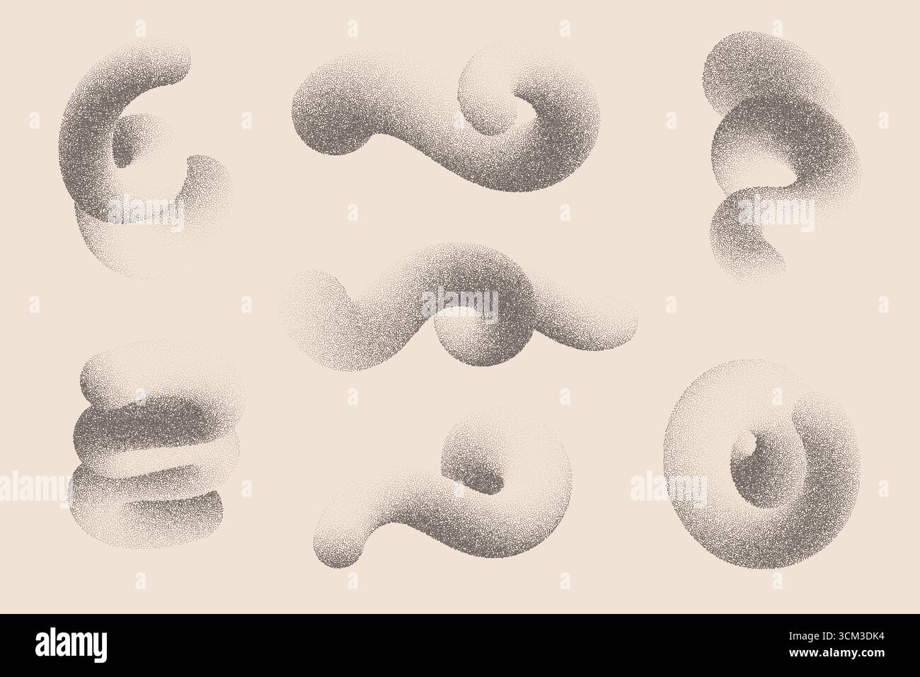 Abstract curved gradient grainy Stock Vector Images - Alamy