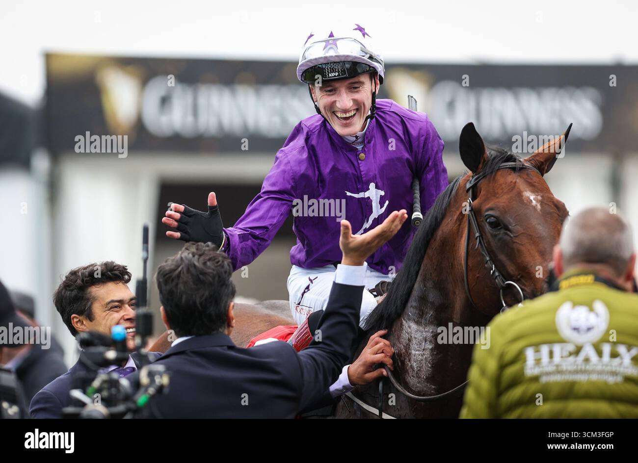 David Egan after winning the Bar One Racing Flying Five Stakes at ...