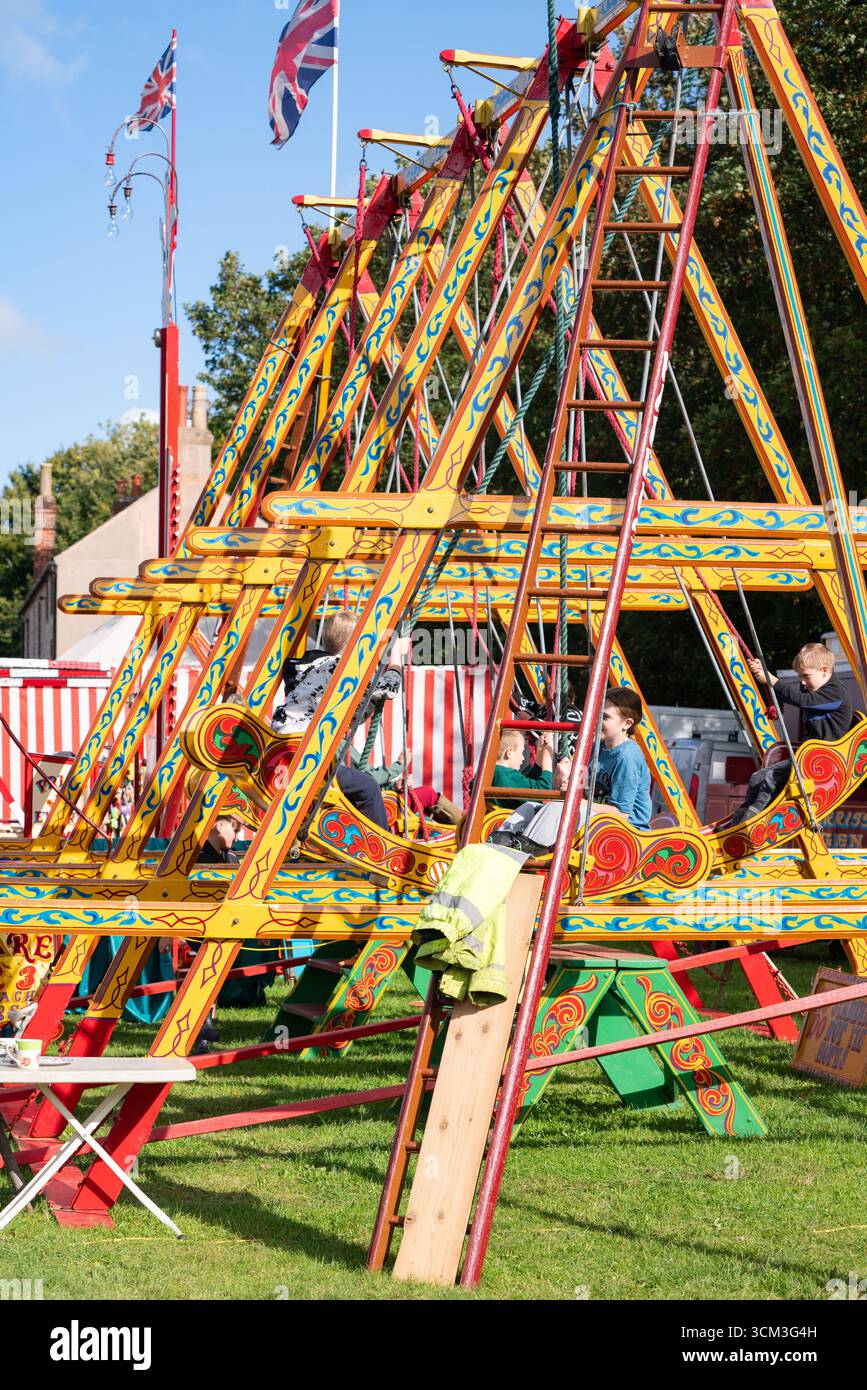 Sheep Fair in English countryside. Traditional annual event dating from ...