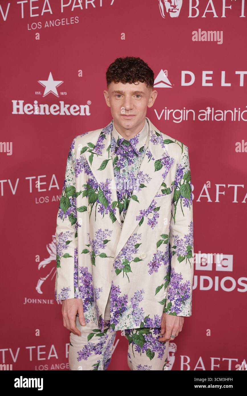 Chris Perfetti attends The BAFTA TV Tea Party at The Maybourne Beverly ...