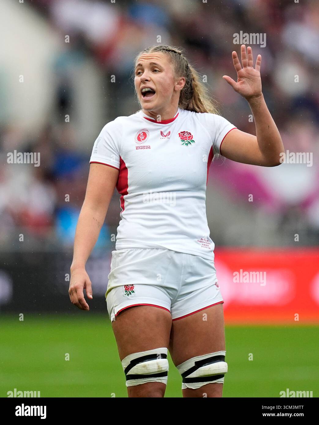 England's Zoe Aldcroft during the Women's Rugby World Cup 2025 quarter ...