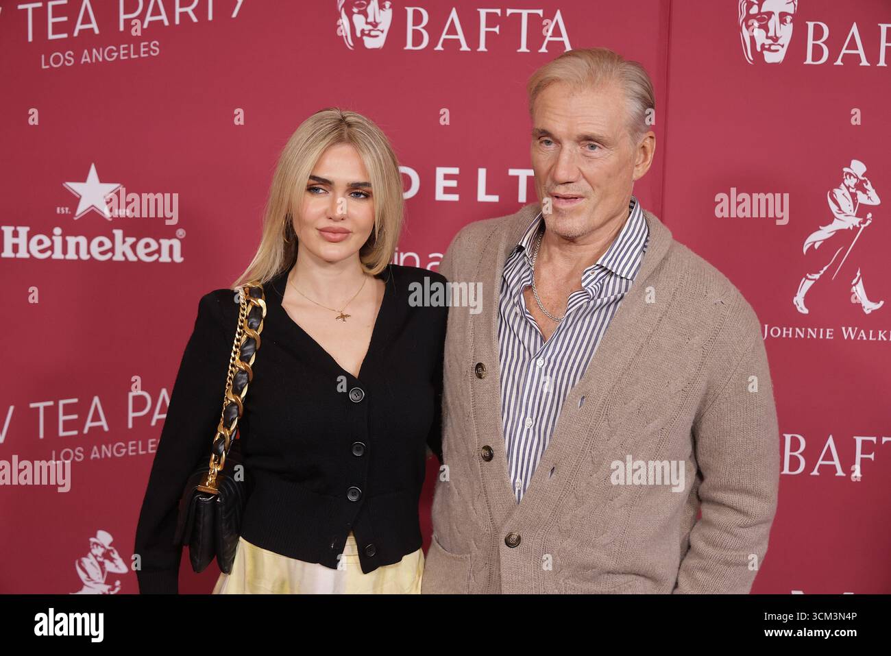 Emma Krokdal, Dolph Lundgren attend The BAFTA TV Tea Party at The ...