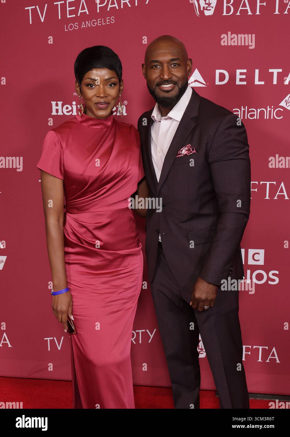 Caroline Chikezie, Adrian Holmes attends The BAFTA TV Tea Party at The ...