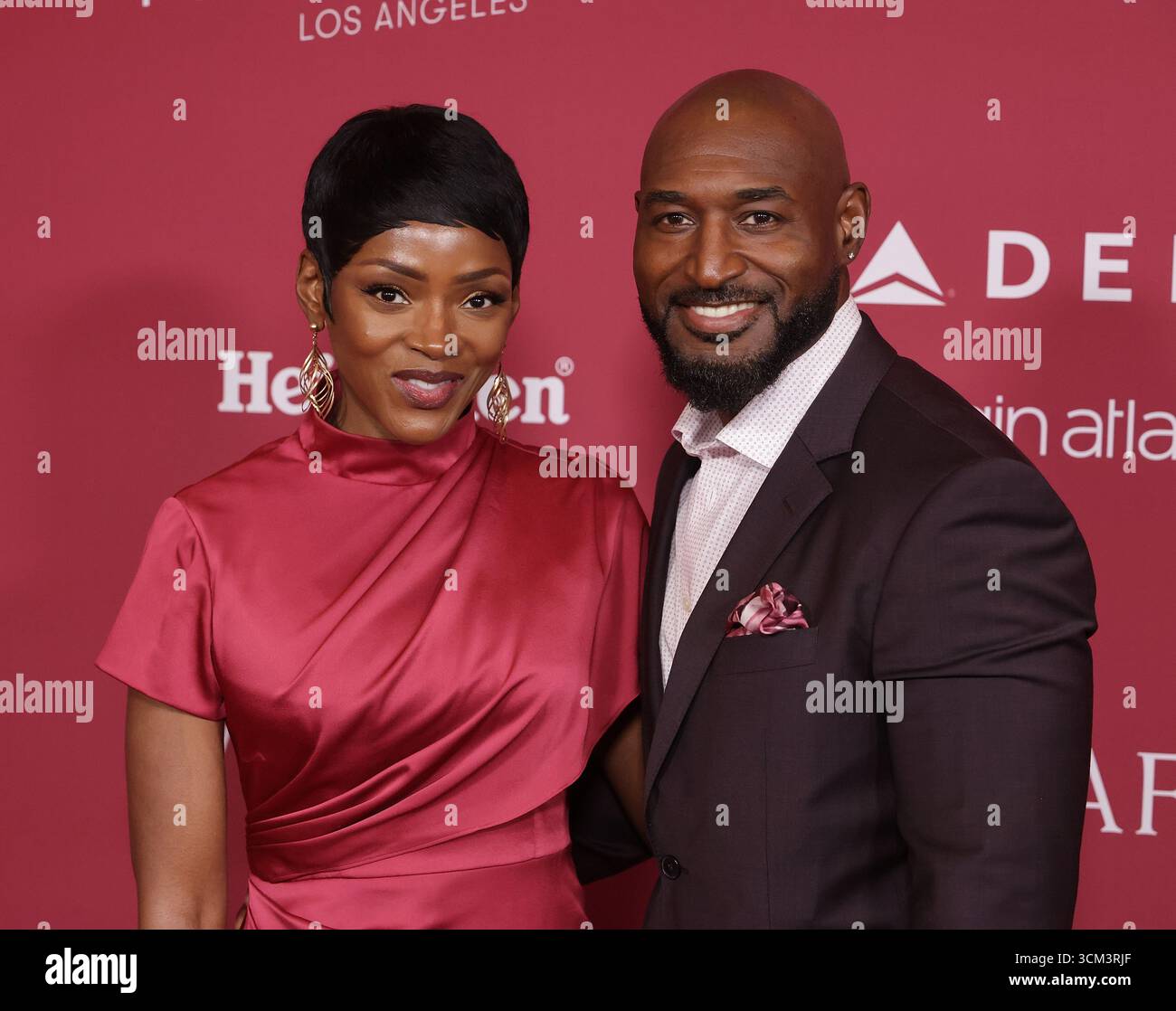 Caroline Chikezie, Adrian Holmes attends The BAFTA TV Tea Party at The ...