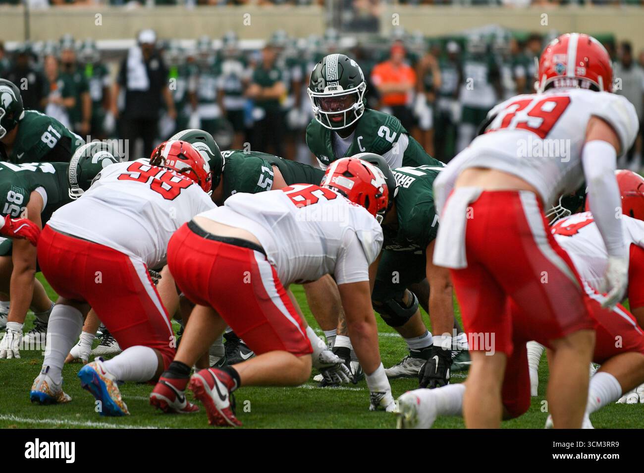 September 13, 2025: Michigan State quarterback Aidan Chiles (2 ...