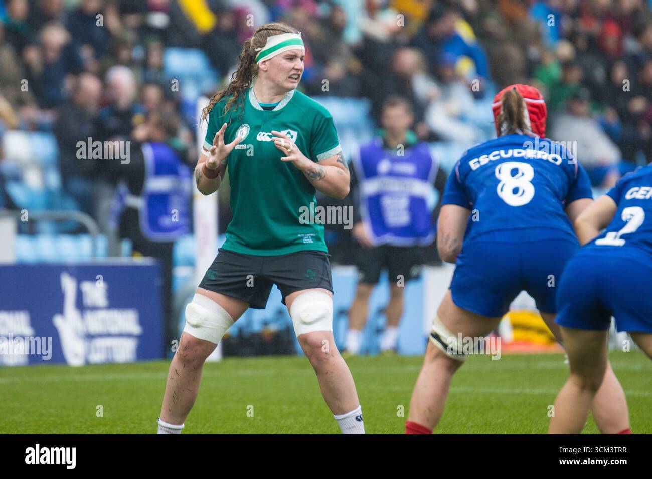 Ruth Campbell (Second row – Ireland, Old Belvedere and Leinster) waits ...