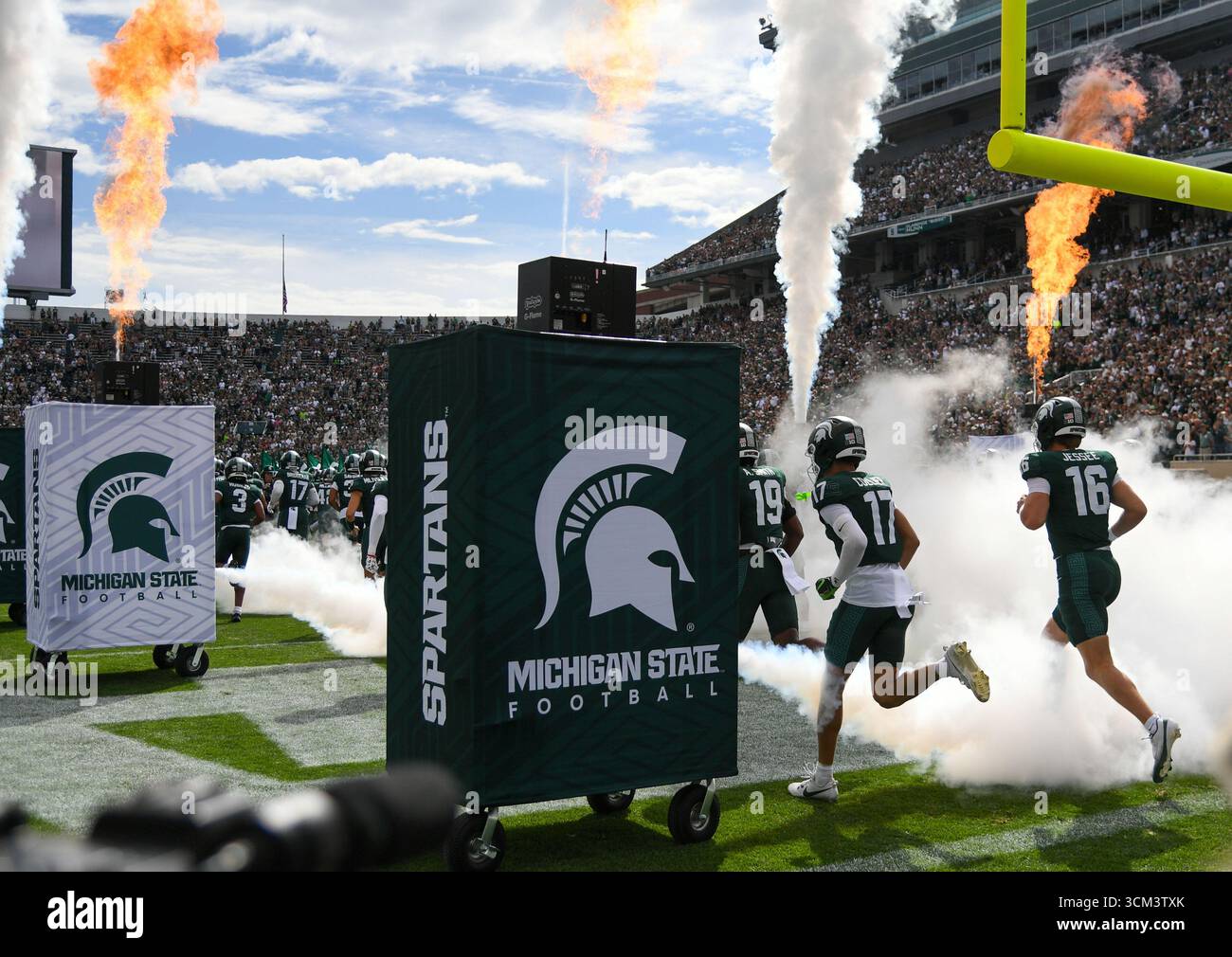 September 13, 2025: Michigan State Spartans take the field as they face ...