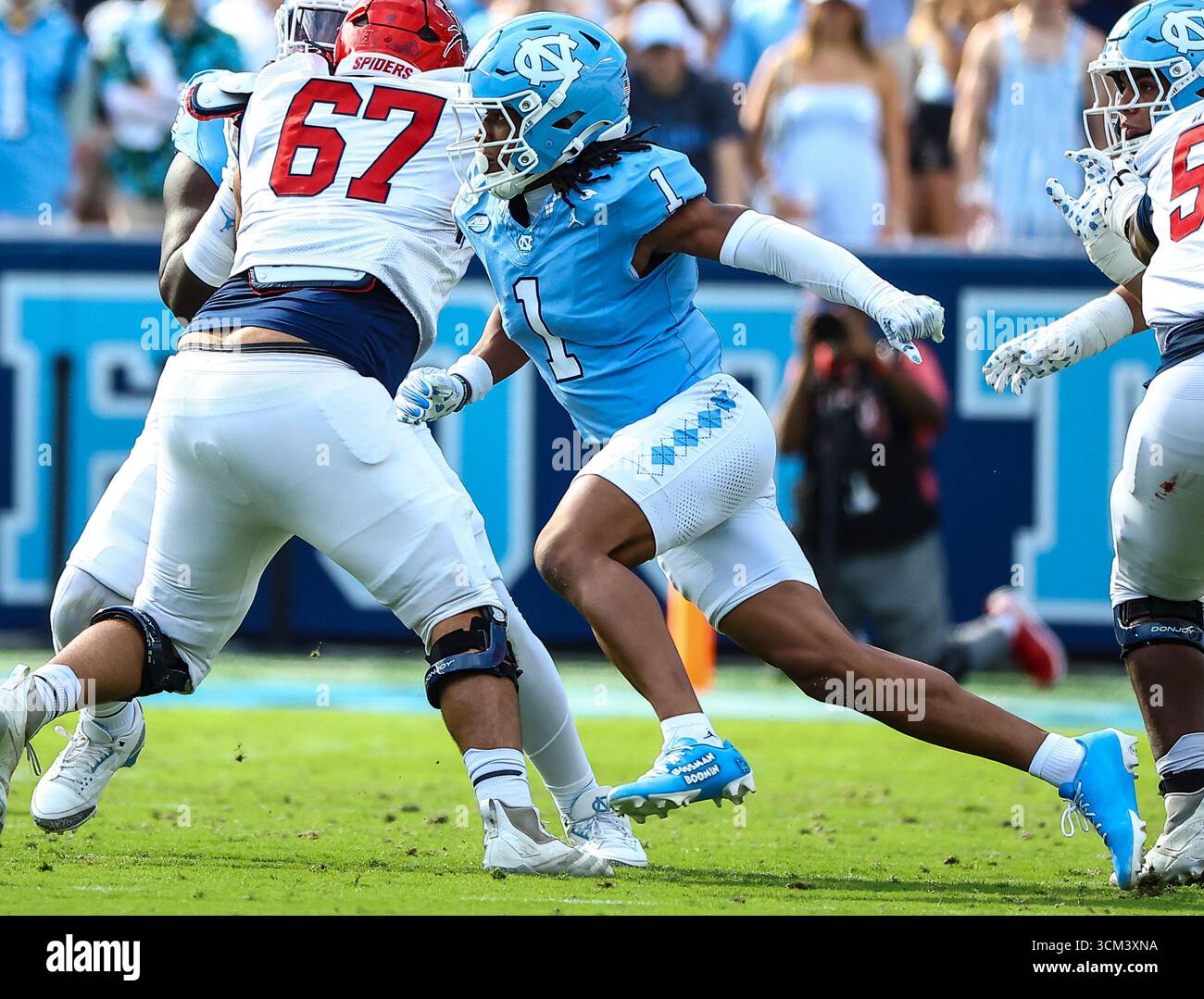 September 13, 2025: North Carolina defensive back Thaddeus Dixon (1 ...