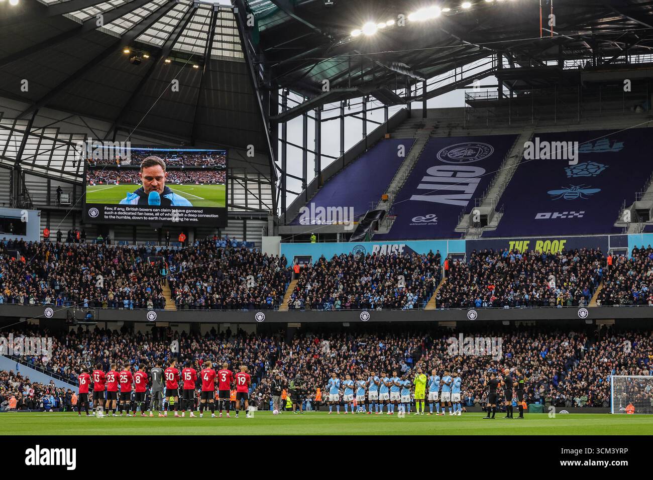 The players, fans and officials pay their respects to Ricky Hatton MBE ...