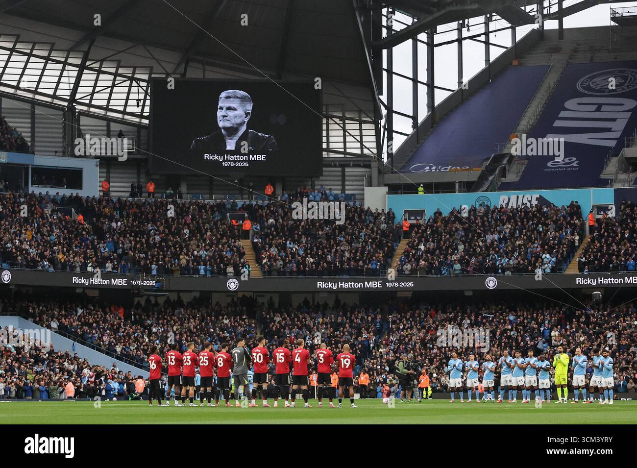 The players, fans and officials pay their respects to Ricky Hatton MBE ...