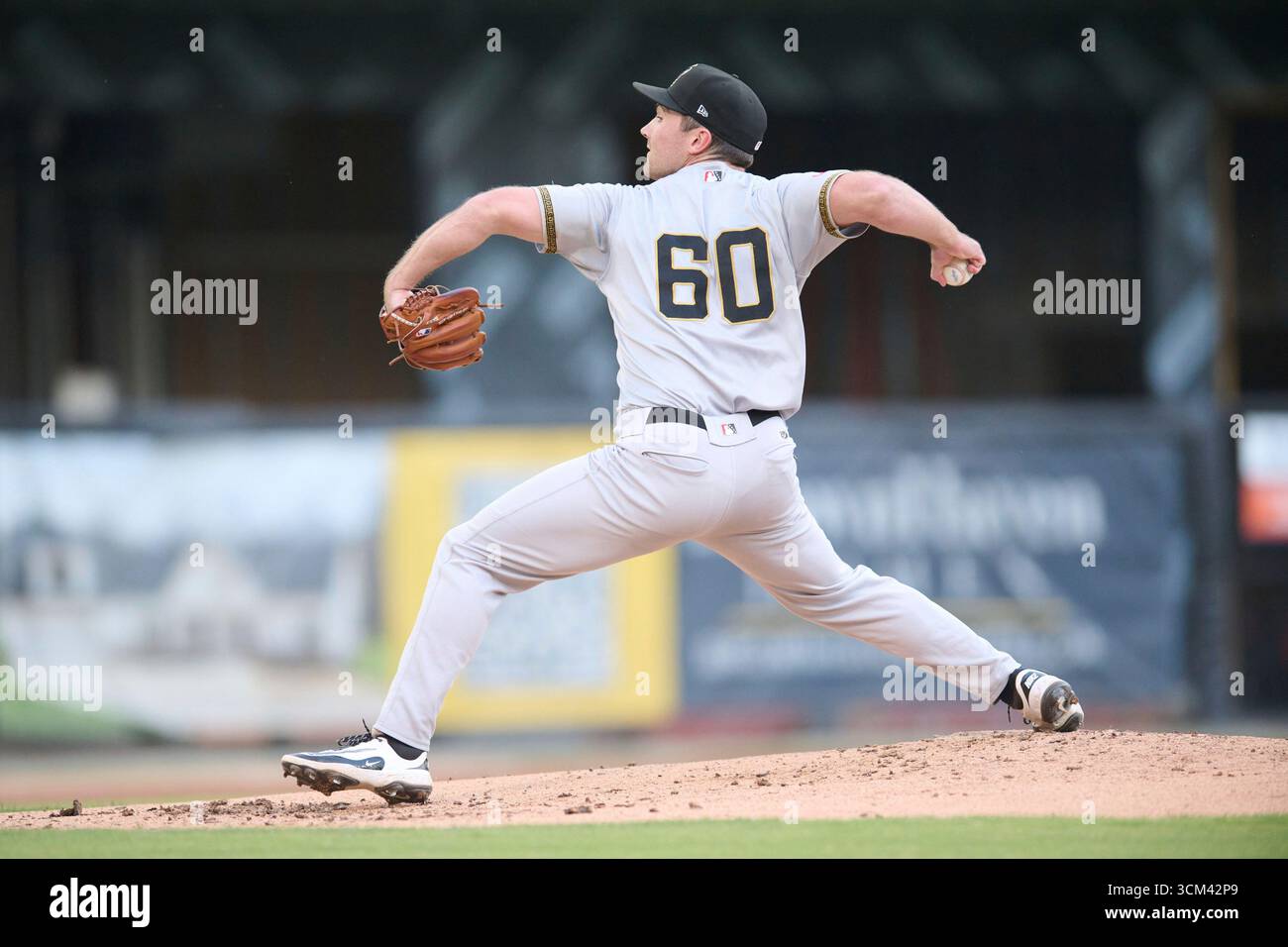 Rome Emperors starting pitcher Adam Maier (60) delivers a pitch during ...