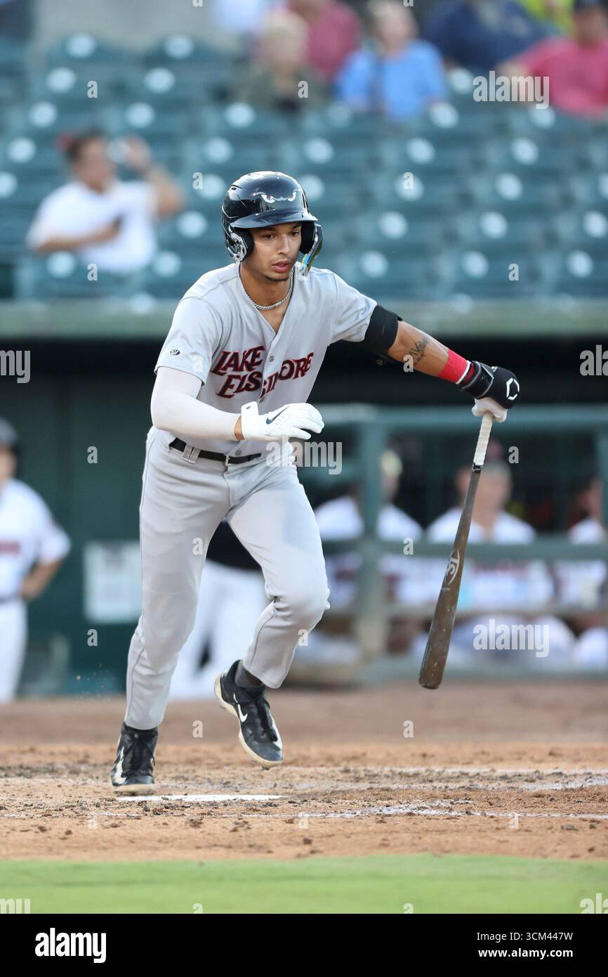 Bradley Frye (4) of the Lake Elsinore Storm bats against the Inland ...