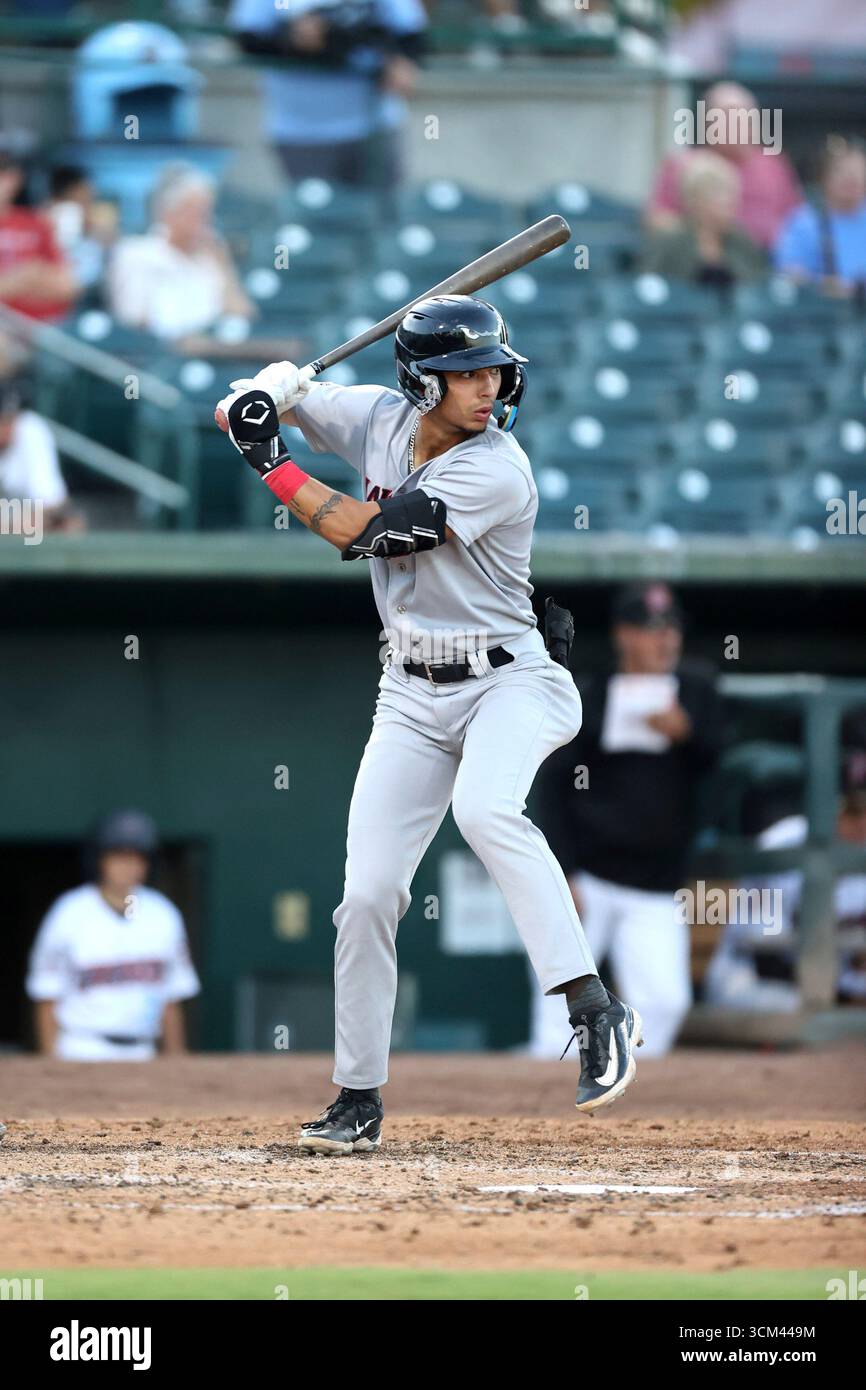 Bradley Frye (4) of the Lake Elsinore Storm bats against the Inland ...