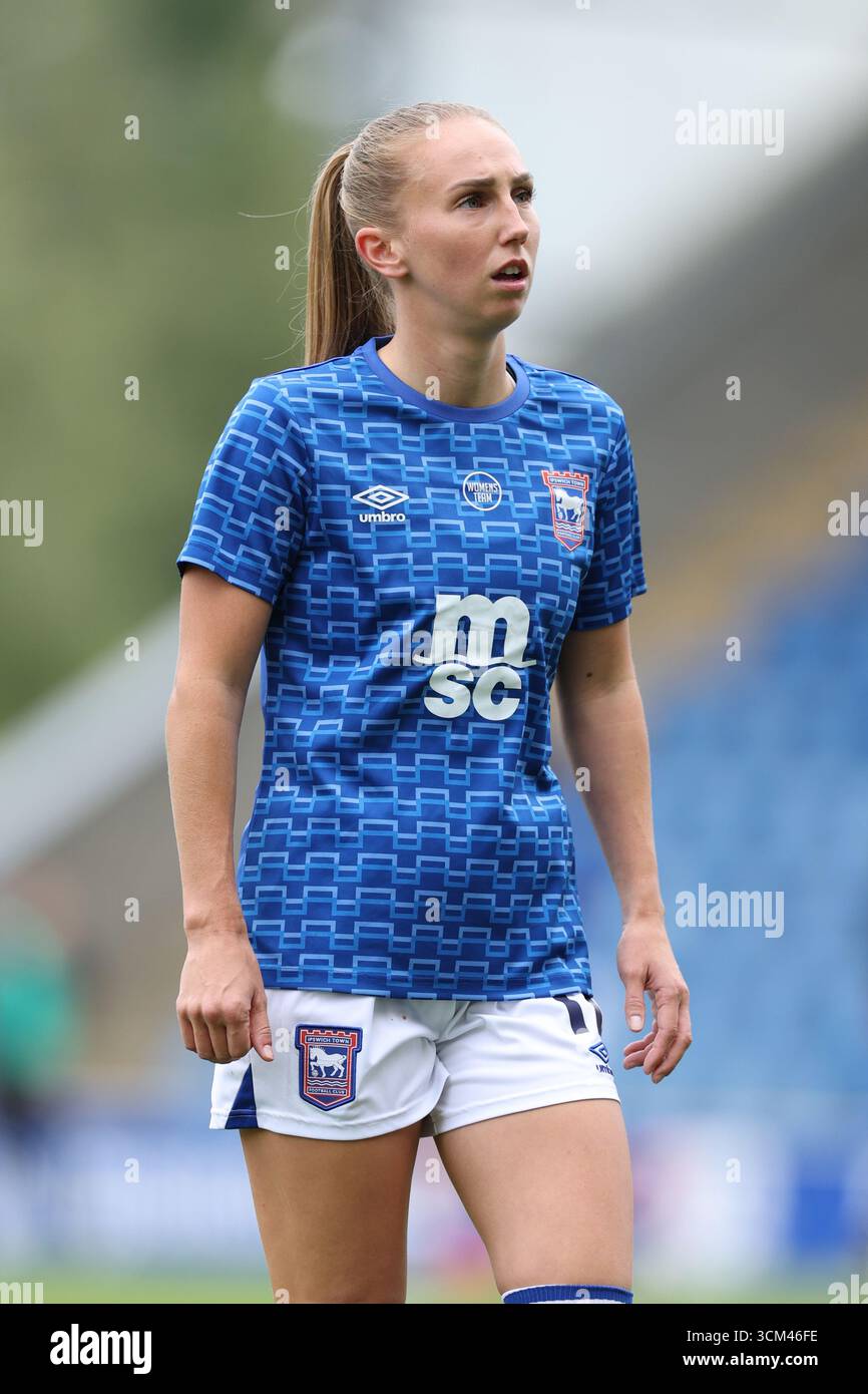 Grace Neville, of Ipswich Town Women, before the match between Ipswich ...