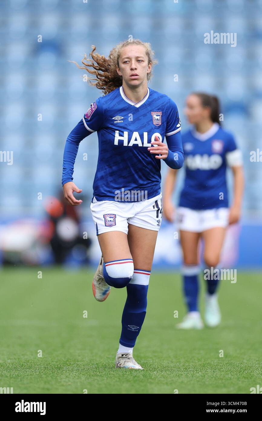 Ruby Seaby, of Ipswich Town Women, during the match between Ipswich ...