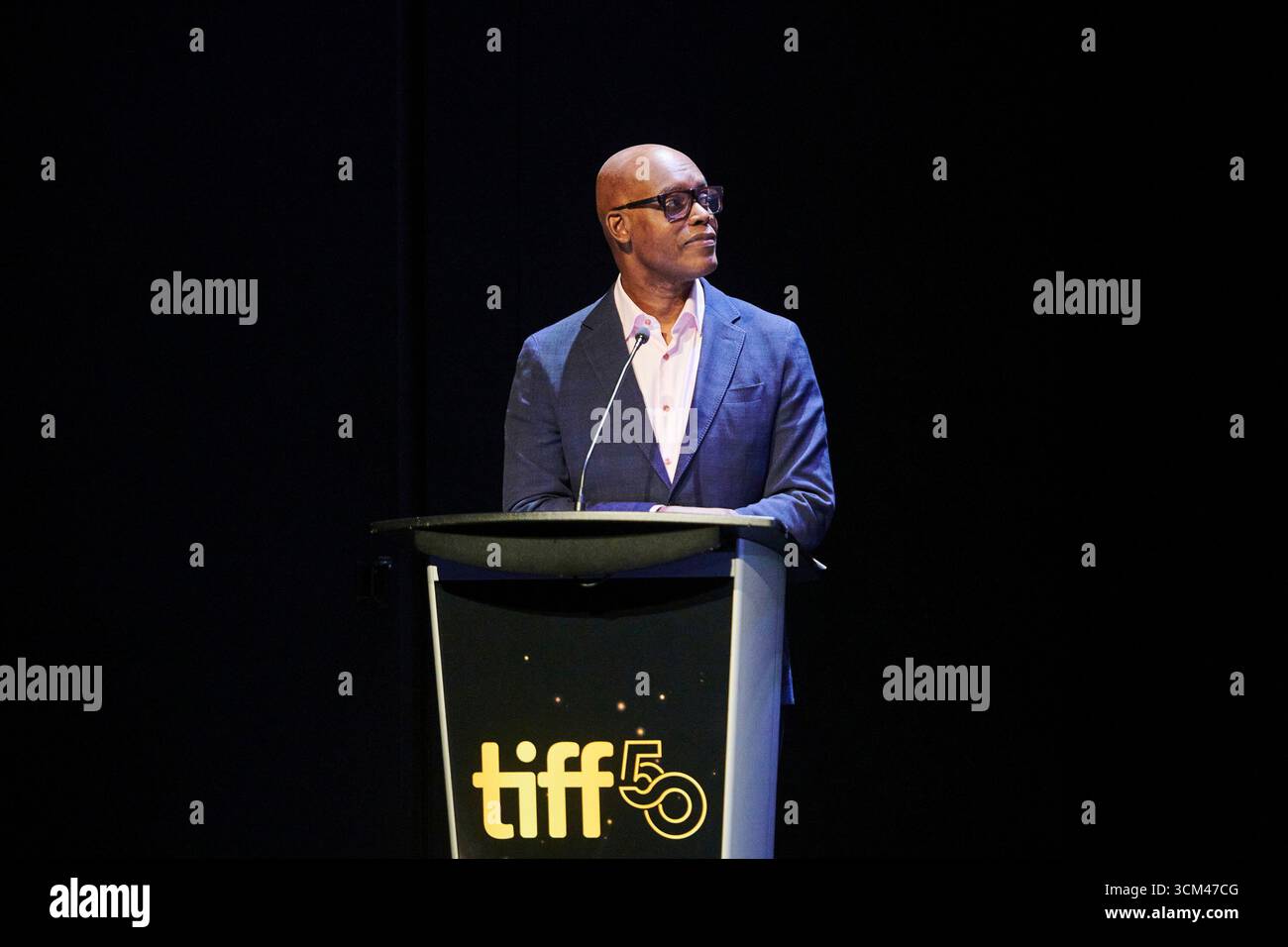 TIFF CEO Cameron Bailey speaks during the Toronto International Film ...