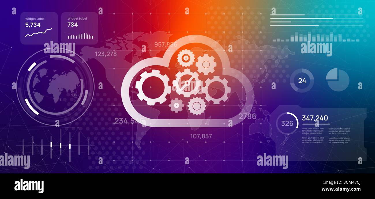 Displaying central world map hi-res stock photography and images - Alamy