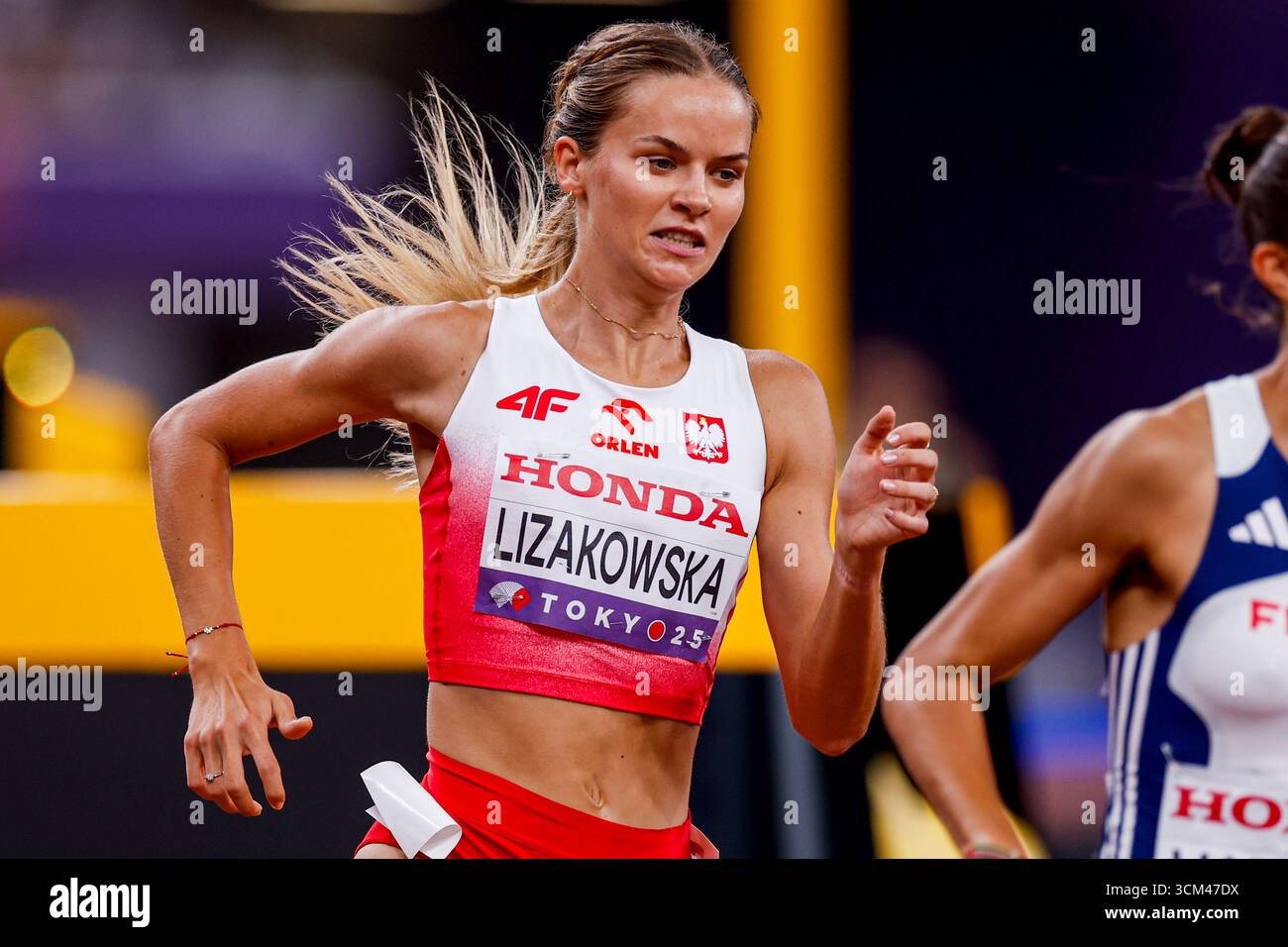 Weronika Lizakowska of Poland competing in the Women's 1500 Metres Semi ...