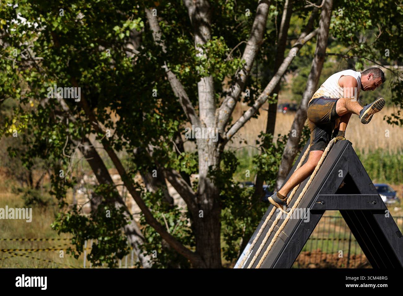 September 14, 2025, Wata Al-Jouz, Wata Al-Jouz, Lebanon: A participant ...