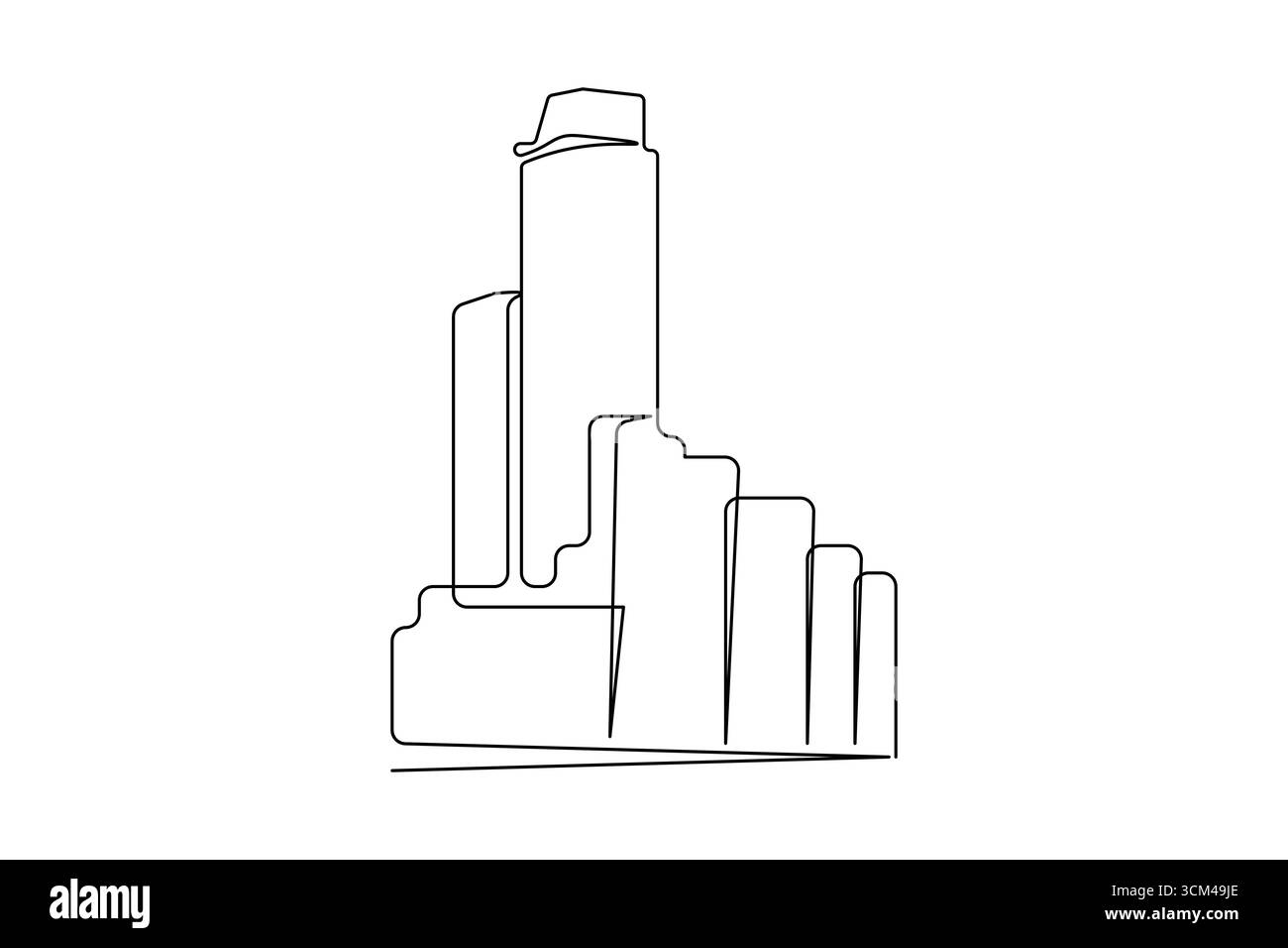 Building commercial Stock Vector Images - Alamy