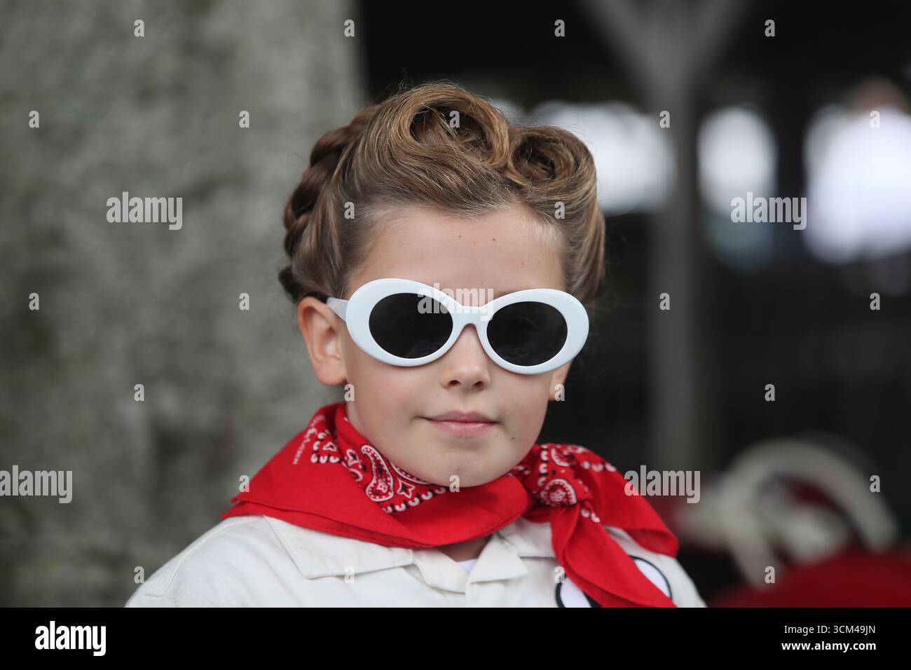 Goodwood, West Sussex, UK. 14th September 2025. Suitable style for a ...