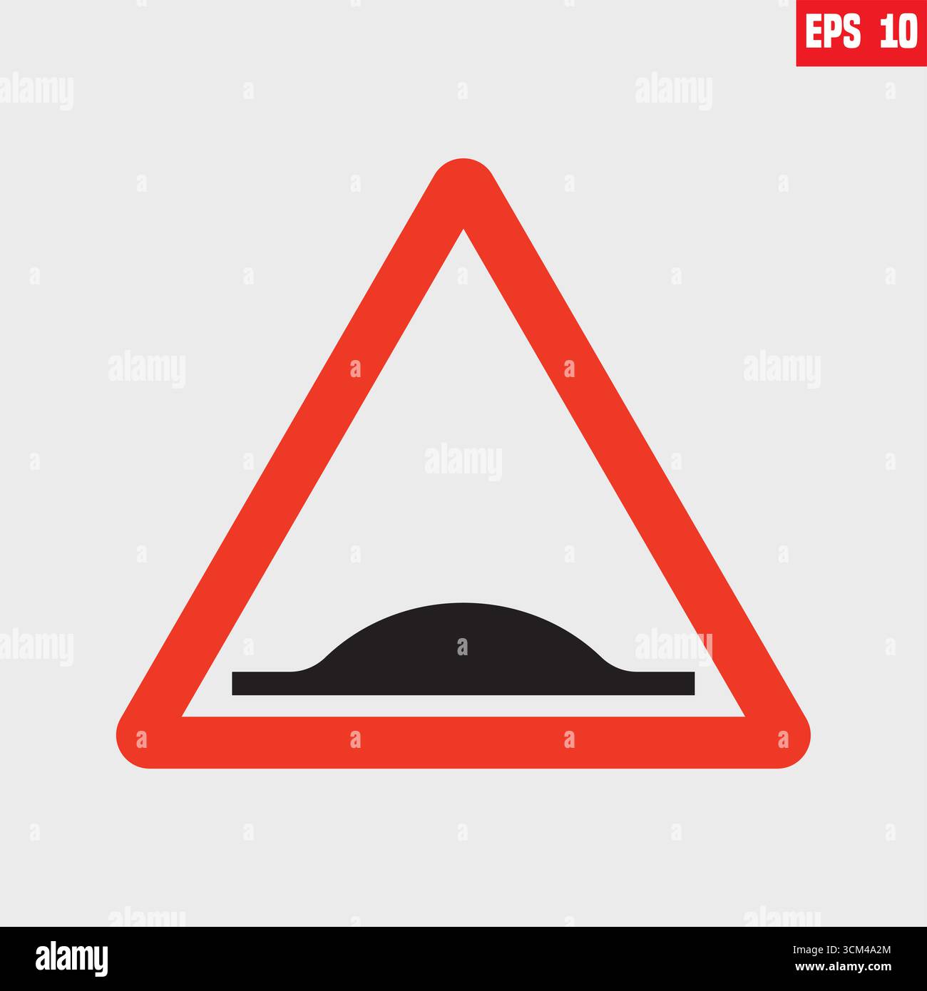 Speed Bump Alert Sign Enhance Road Safety with Speed Ramp Warnings ...