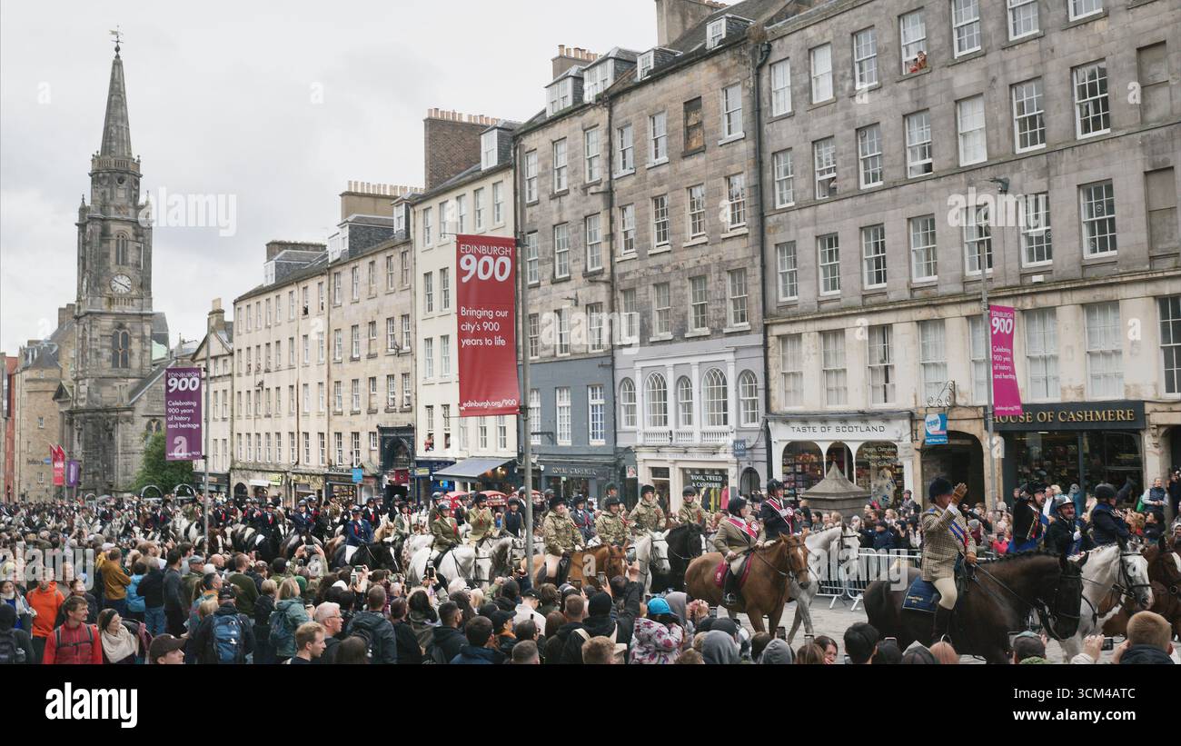 Edinburgh Scotland, UK 14 September 2025. Edinburgh Riding of the ...