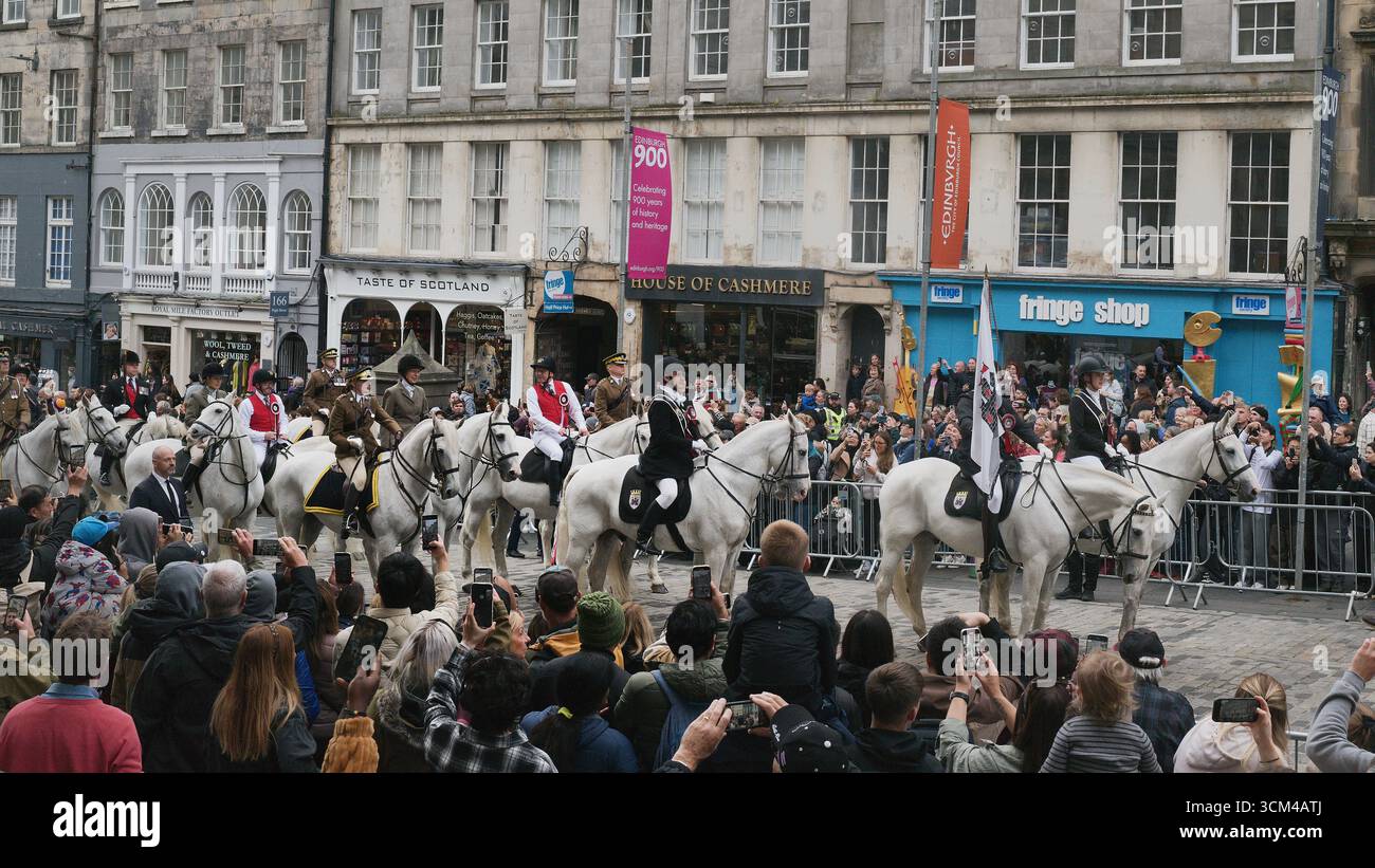 Edinburgh Scotland, UK 14 September 2025. Edinburgh Riding of the ...