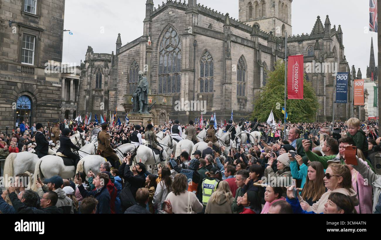 Edinburgh Scotland, UK 14 September 2025. Edinburgh Riding of the ...