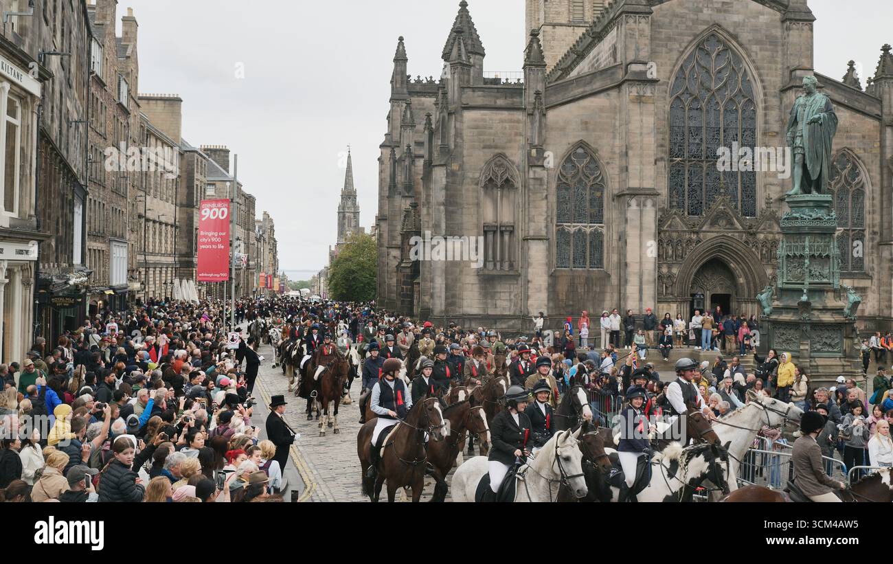 Edinburgh Scotland, UK 14 September 2025. Edinburgh Riding of the ...