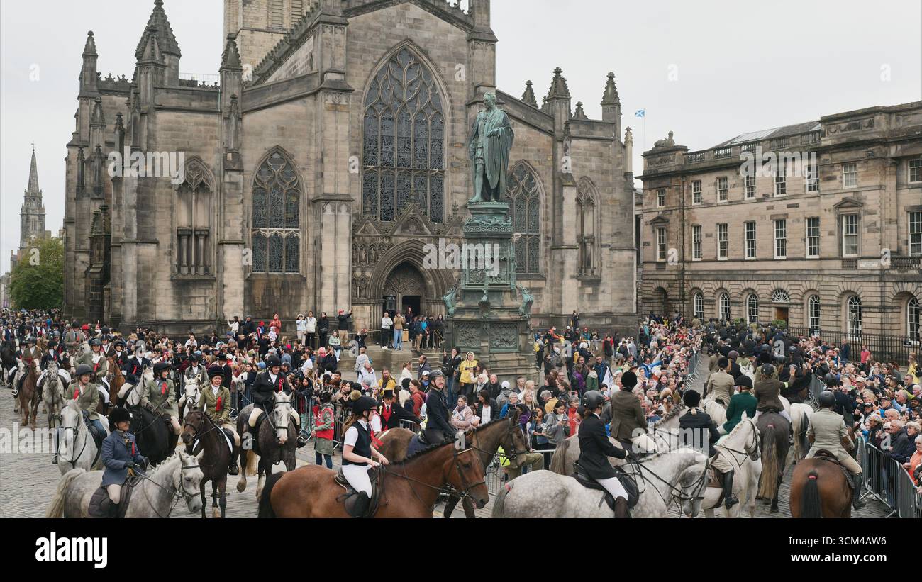 Edinburgh Scotland, UK 14 September 2025. Edinburgh Riding of the ...