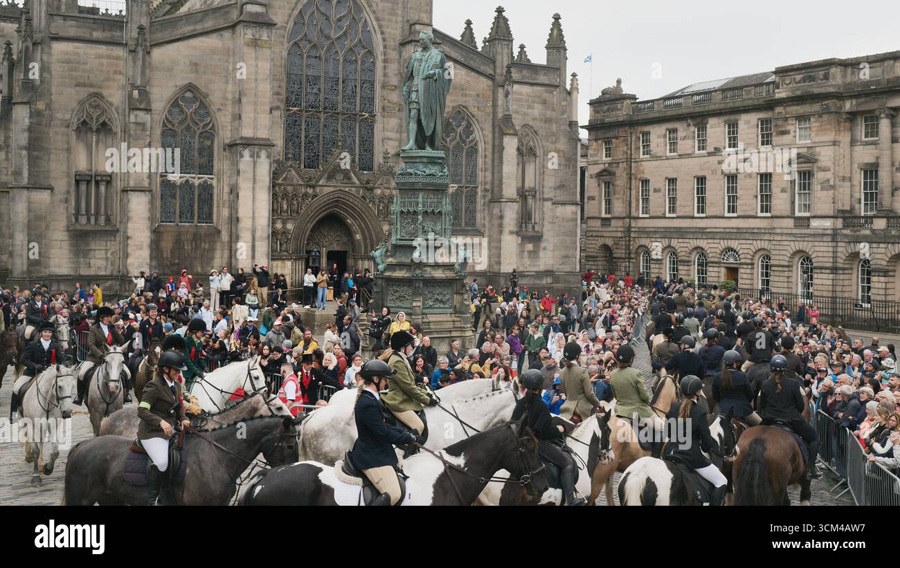 Edinburgh Scotland, UK 14 September 2025. Edinburgh Riding of the ...