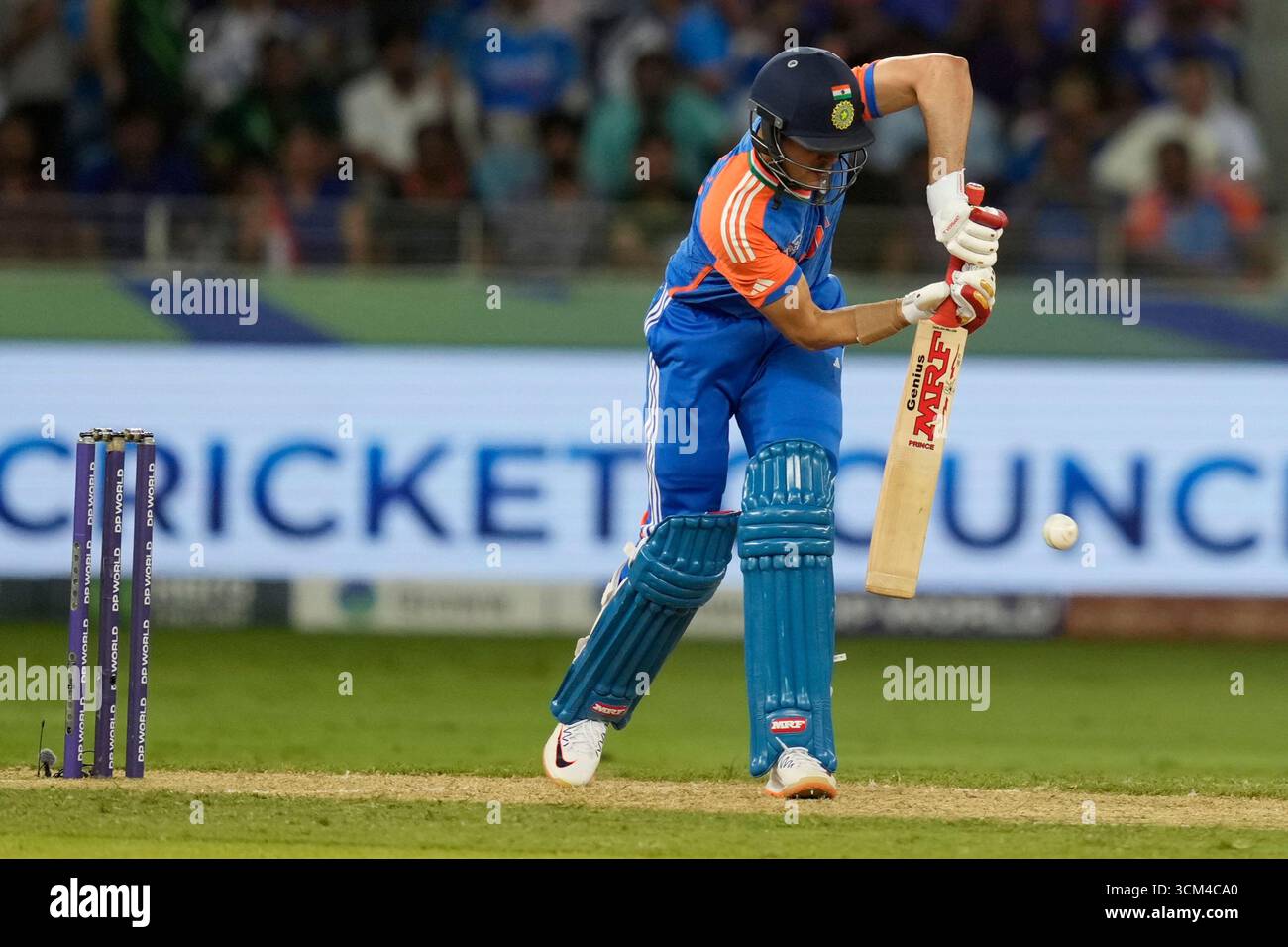 India's Shubman Gill bats during the Asia Cup cricket match between ...